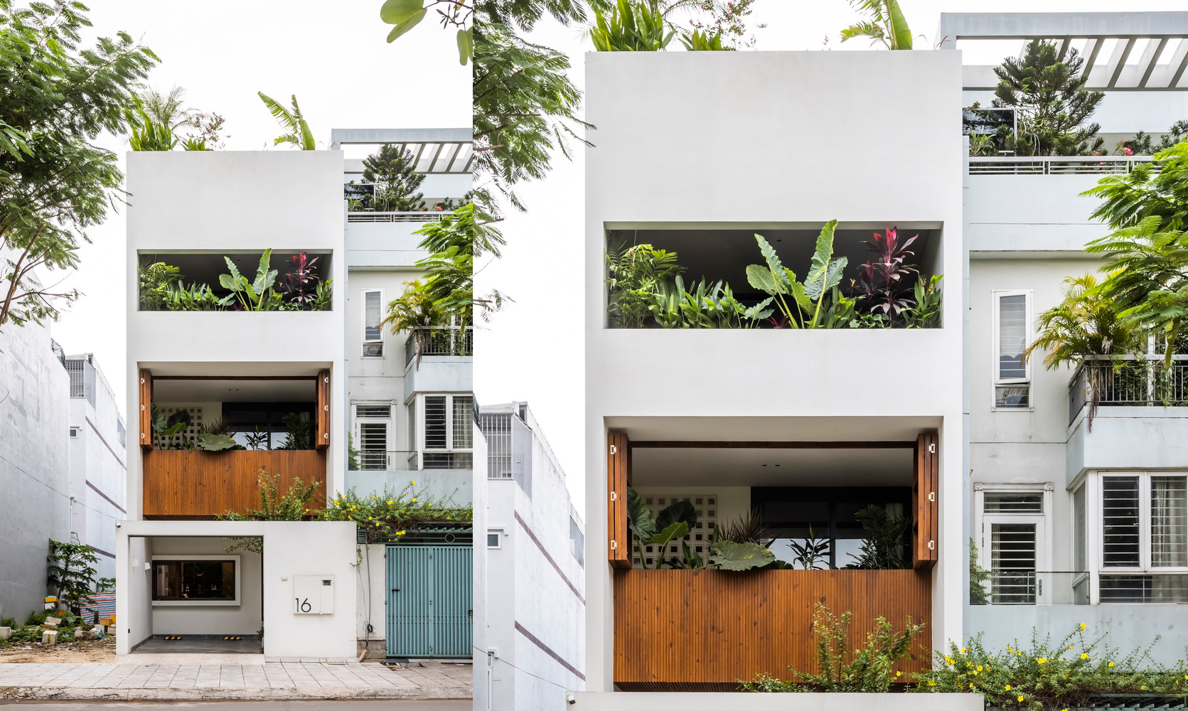 Fasciné par ce modèle de maison de ville simple mais entièrement équipé