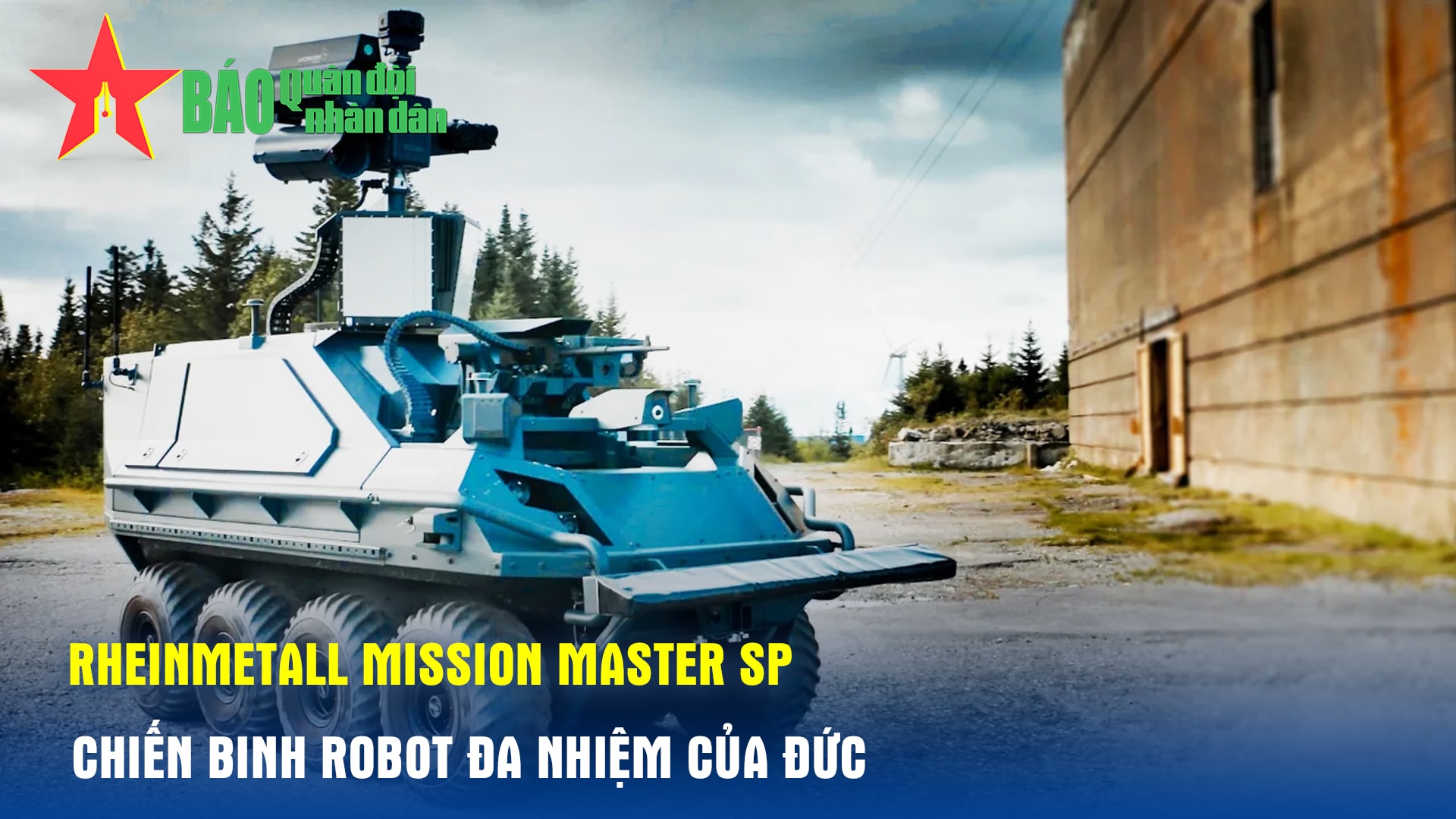 Rheinmetall Mission Master SP: el robot guerrero multitarea de Alemania