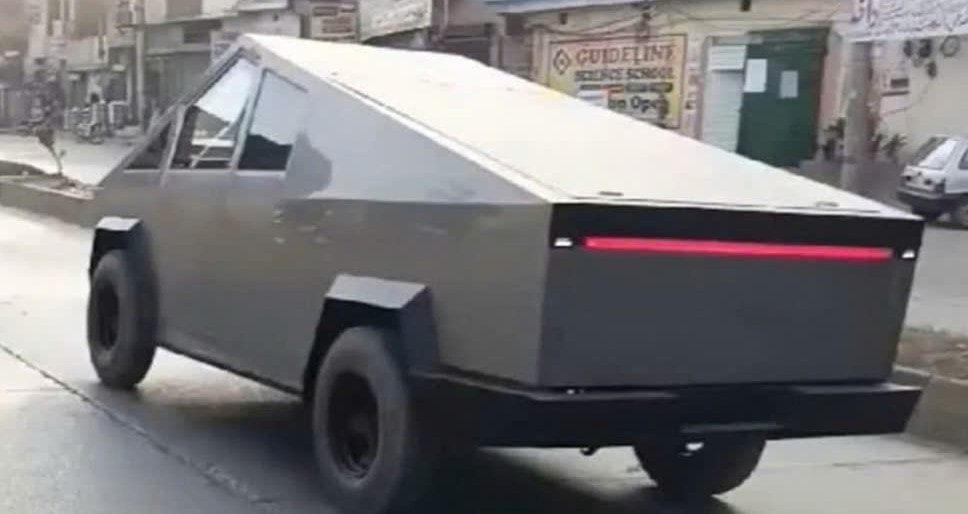 Homemade Tesla Cybertruck costs 300 million and causes a stir