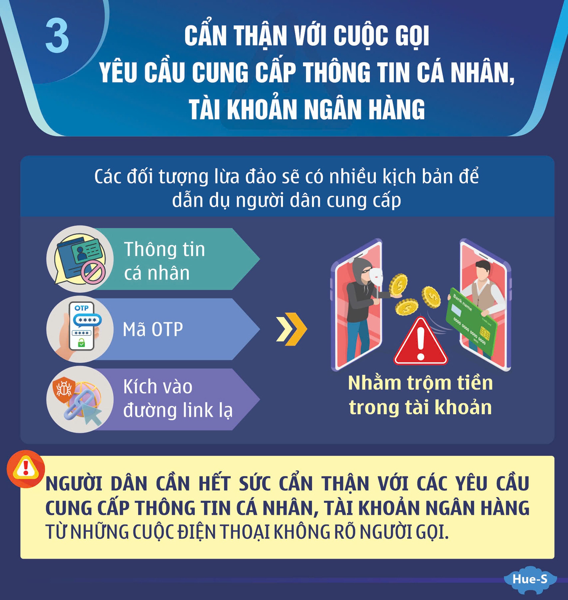 Cảnh báo người dân về 3 hình thức cuộc gọi lừa đảo điển hình
