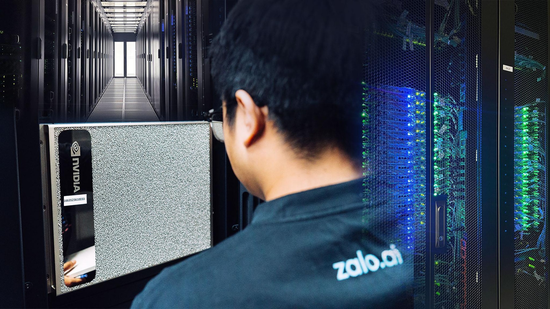 Zalo masters the AI model and controls the training process.