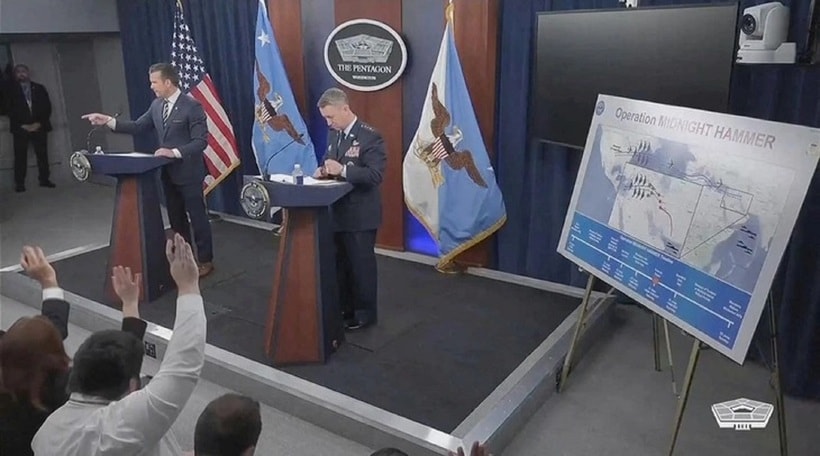 The US announced details of "Operation Night Hammer" targeting Iran's ...