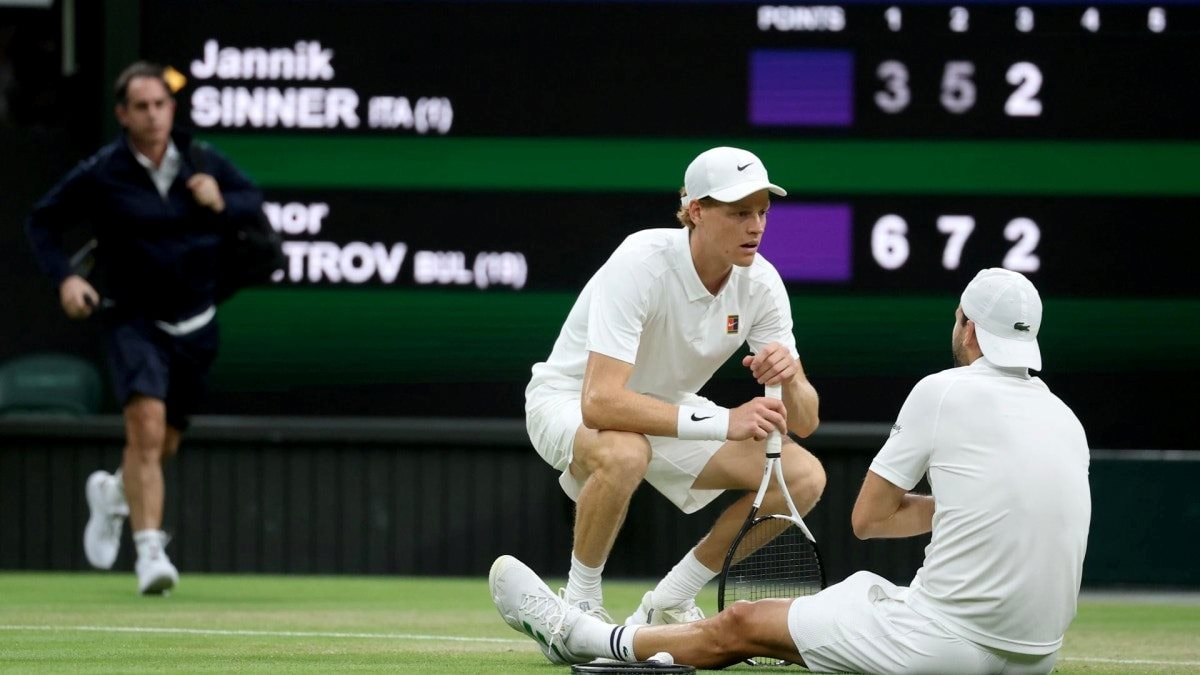 What Sinner said when he entered the Wimbledon quarterfinals thanks to ...
