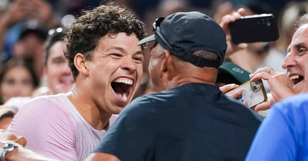 Ben Shelton lifted the ATP championship trophy for the third time