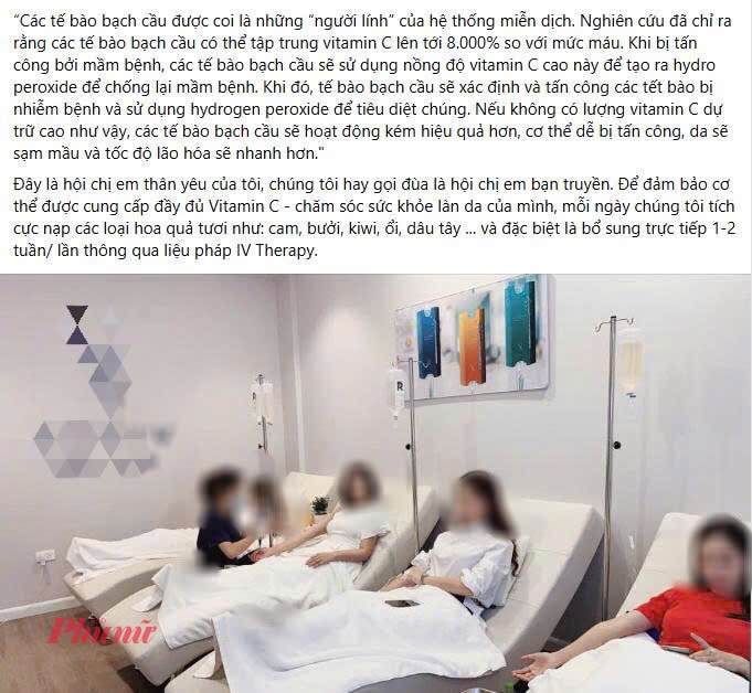 Apakah penggunaan suntikan vitamin C dan elektroforesis untuk ...