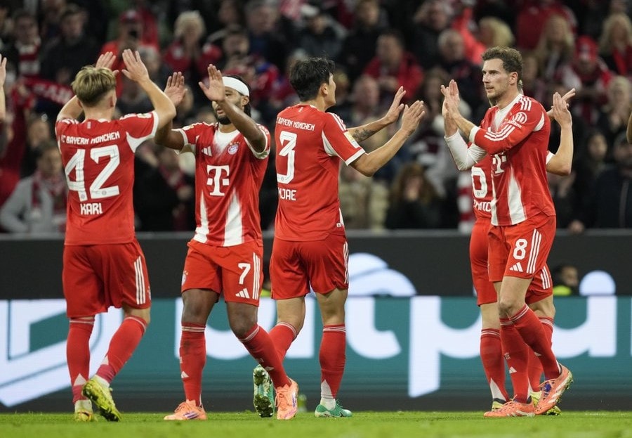 Bayern Munich beat Leverkusen, firmly on top of Bundesliga