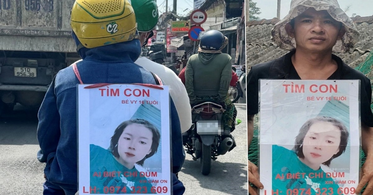 A father in Quang Ngai province searches everywhere for his missing 16 ...