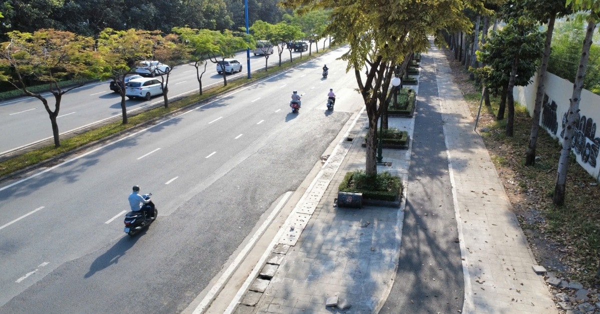 The first dedicated bicycle lane in Ho Chi Minh City has been revealed ...
