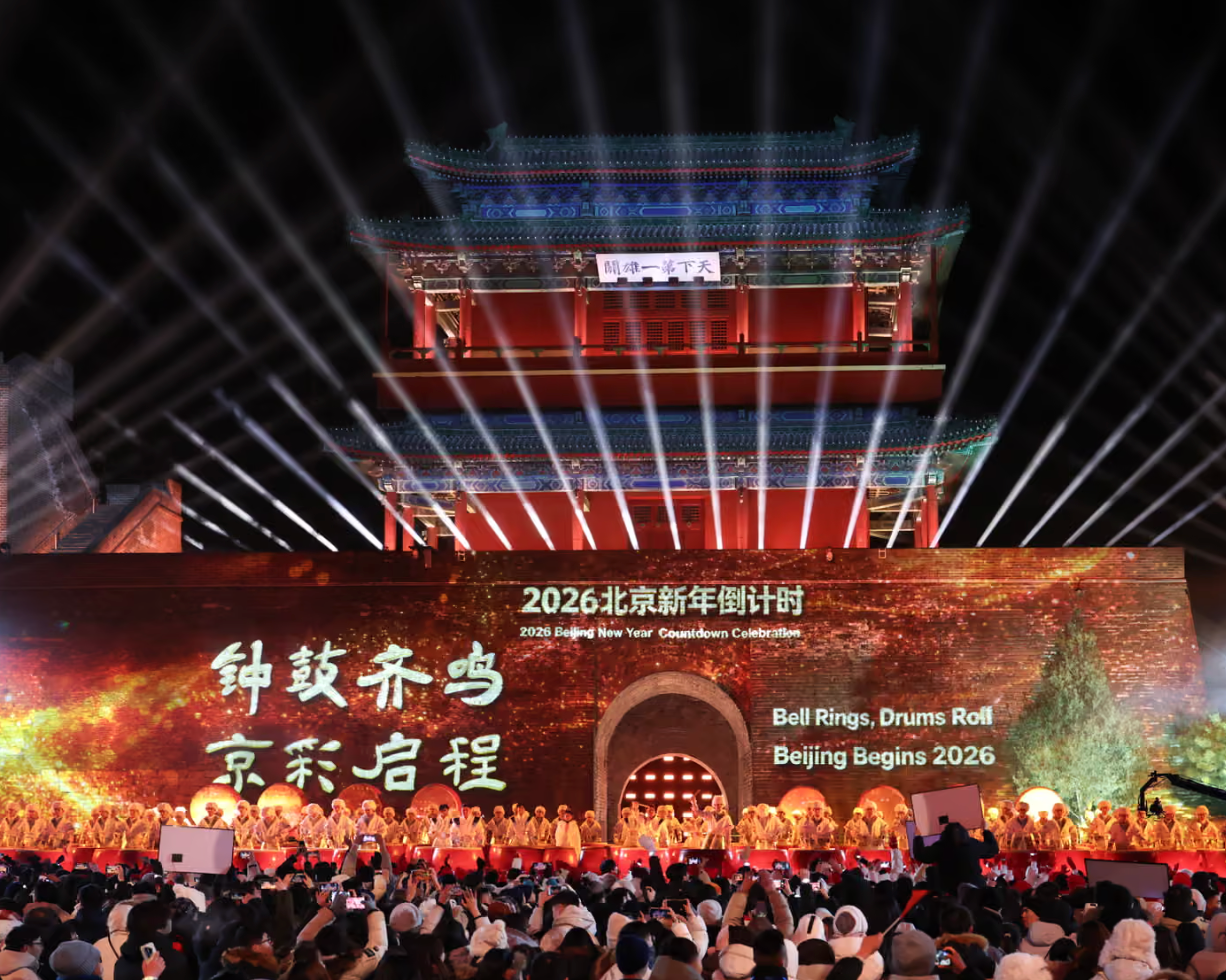 A global overview of welcoming the new year 2026.