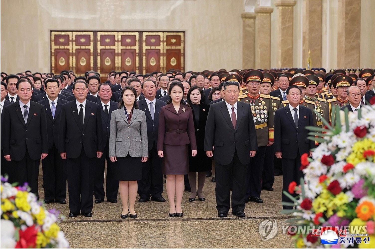 Kim Jong Un's daughter's attention-grabbing trip to the Kumsusan Mausoleum.