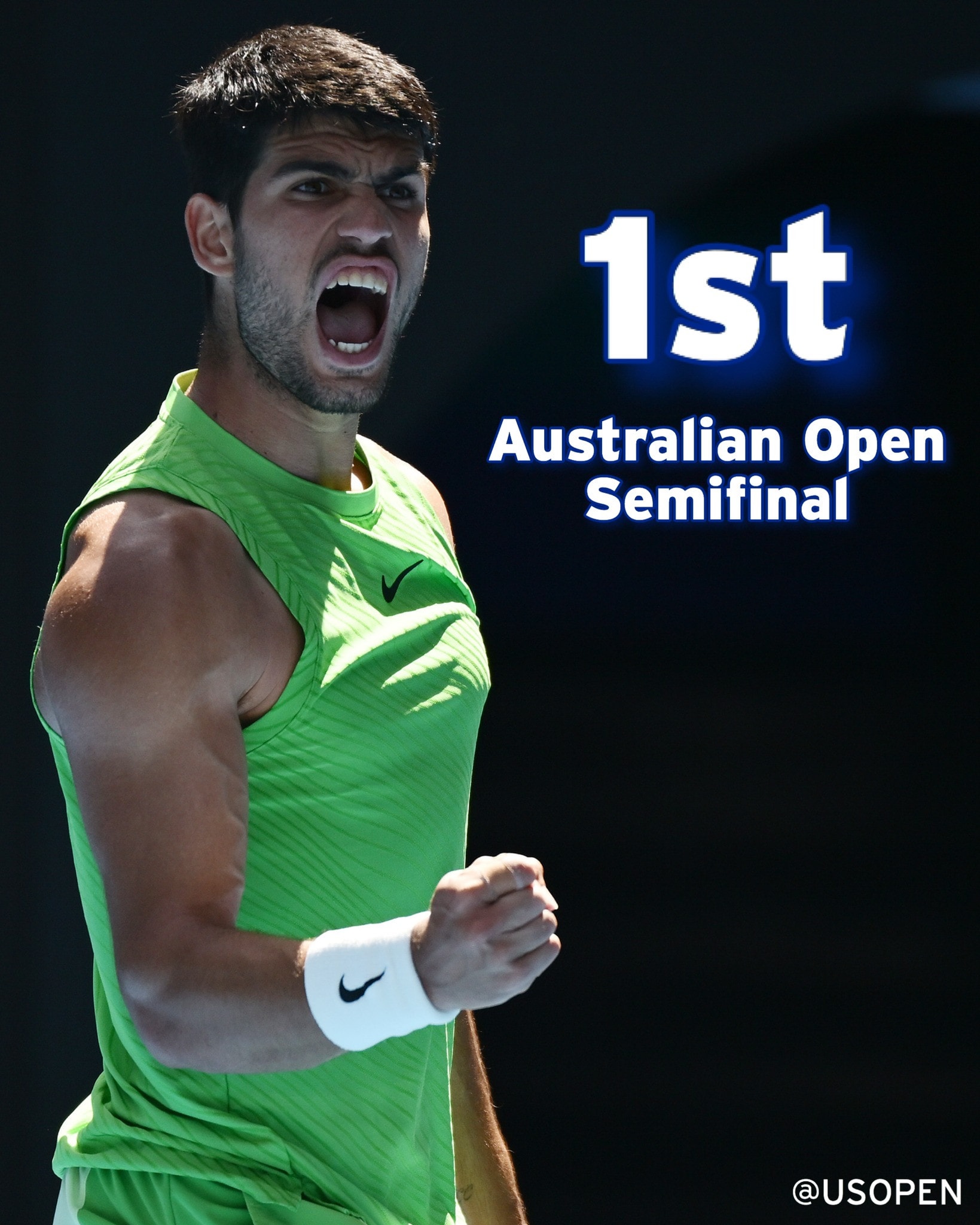 Carlos Alcaraz alcanza por primera vez las semifinales del Abierto de ...