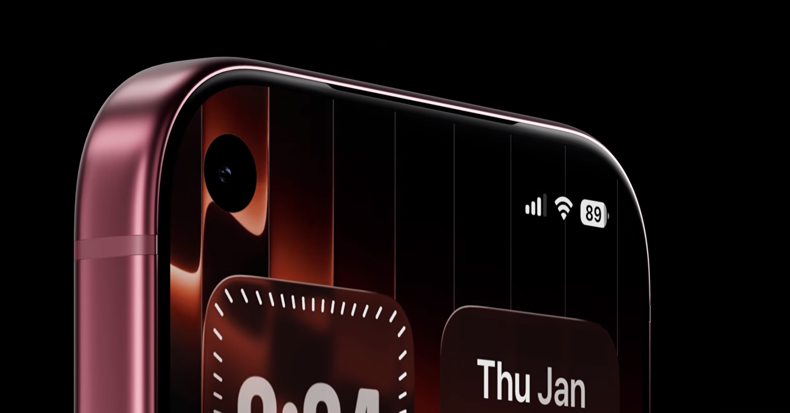 iPhone 18 Pro Maxのデザイン: 数年で最大の画面の改良。